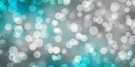 Light Blue Green Vector Texture With Disks Colorful Illustration With Gradient Dots In Nature