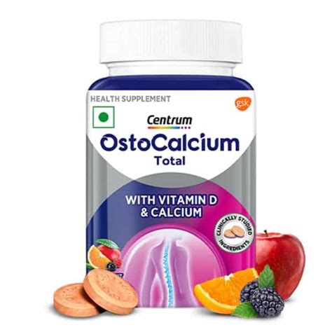 Buy Centrum Ostocalcium Total Mixed Fruit Flavour Bottle Of 30