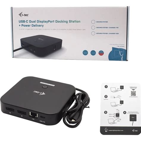I Tec USB C Dual Display Docking Station With Power Delivery 100 W Smarty Cz