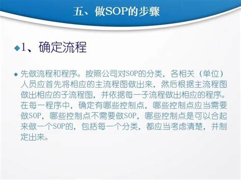 生产作业标准化 Sop 是什么？该如何编写 知乎