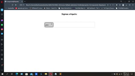 GitHub AressAntonio Proyecto Tags Component Aplicación web con la cual se pueden crear