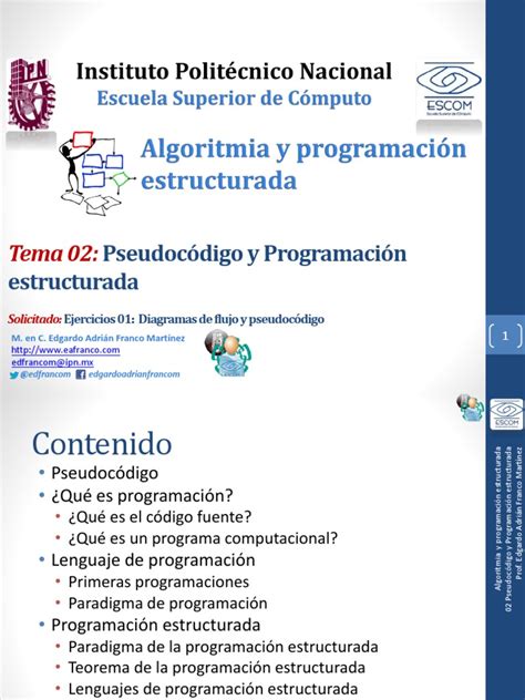 Pdf Programación Estructurada Y Pseudocódigo Dokumentips