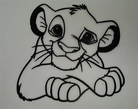 Simba Wall Art 1 By Ninomalbinho Download Free Stl Model
