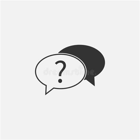 Help Query Question Mark Support Icon Vector Illustration Flat