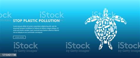 바다 물 오염을 중지 일회용 플라스틱 쓰레기로 만든 거북이 모양 거북이에 대한 스톡 벡터 아트 및 기타 이미지 거북이 쓰레기 육지거북 Istock
