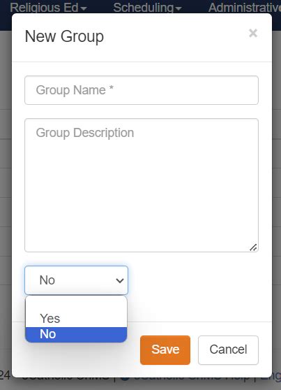 Group Maintenance ECatholic Help Center