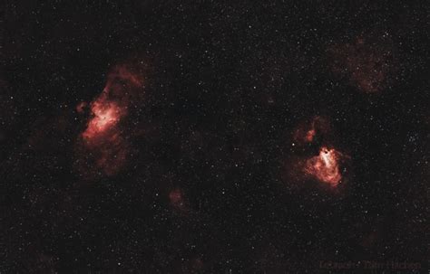 M16 And M17 Eagle And Swan Nebulae Test Astrobin