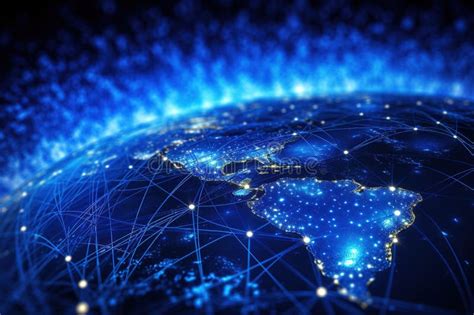 An Interconnected World Generative Ai Stock Illustration Illustration Of Sphere Global