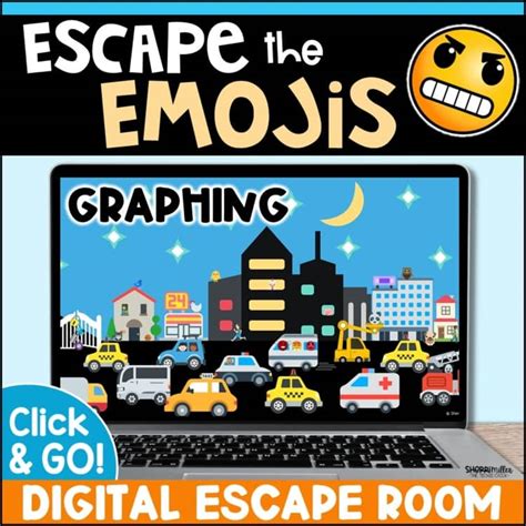 Bar Graphs Line Plots And Pictographs Graphing Practice Digital Math Escape Room