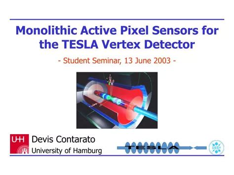 Ppt Monolithic Active Pixel Sensors For The Tesla Vertex Detector
