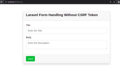 how to resolve 419 page expired issue in laravel due to inactivity