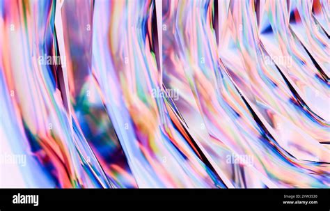 Abstract Digital Art With Vibrant Colors Featuring Patterns And Fluid Distortions Creating A