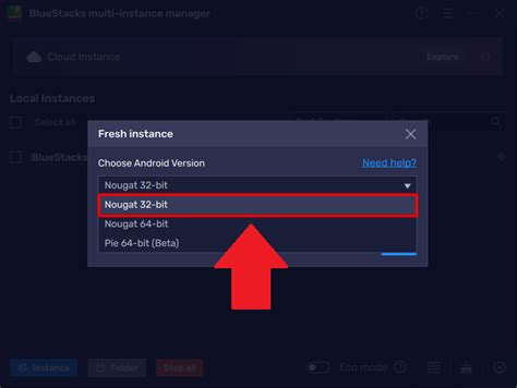 How To Create An Android Nougat Bit Instance On BlueStacks BlueStacks Support
