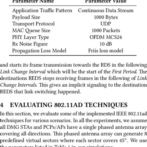 Simulations Parameters Download Table