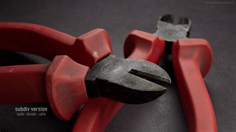 3d Model Piler Side Cutter 2 Version Vr Ar Low Poly Cgtrader