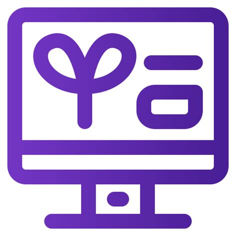 Monitoring Generic Gradient Outline Icon