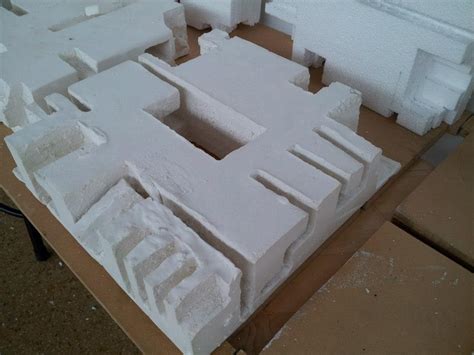 Design 1 Subtractive Transformation Plaster Model Wood Architecture Architecture Model