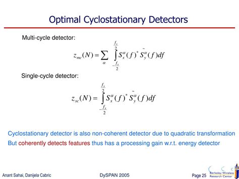 Ppt Cyclostationary Feature Detection Powerpoint Presentation Free Download Id4067314