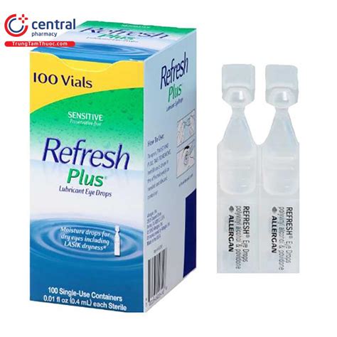 Thuốc Refresh Plus Hộp 100 Tép Tác Dụng Cách Dùng Giá Bán