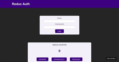 Redux Basics Codesandbox