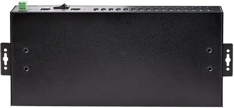 Startech Com Port Industrial USB Hub Gbps Staal DIN Wand