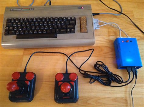 connect usb joystick to commodore c64 arduino project hub