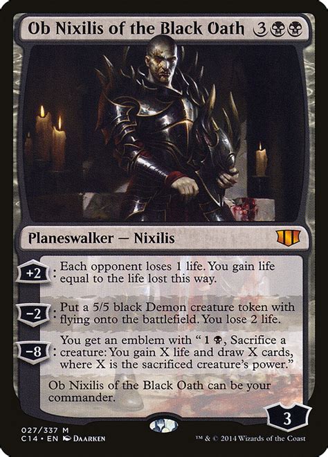 Ob Nixilis Of The Black Oath · Commander 2014 C14 27 · Scryfall