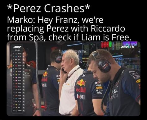 Helmut Doing Mid Session Driver Replacements 🤣 Rformuladank