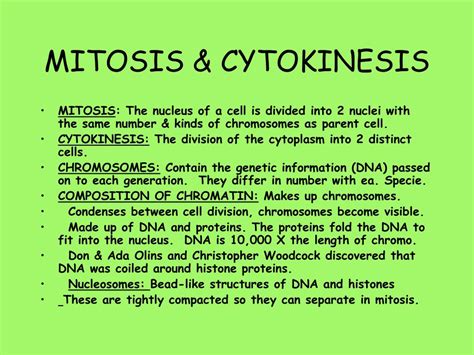 Ppt Mitosis And Cytokinesis Powerpoint Presentation Free Download Id 520025