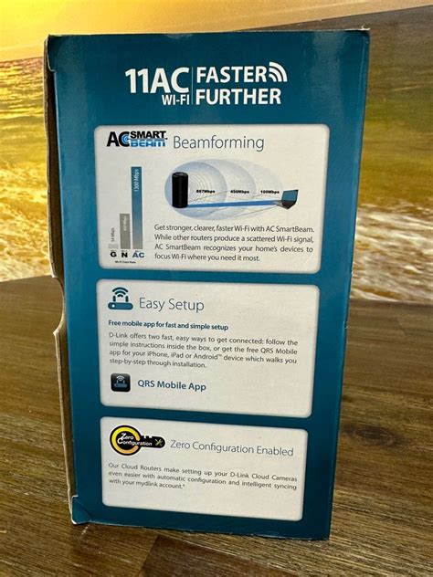 D Link Wireless Router AC1750 Dual Band WI FI Gigabit Router Computers Tech Parts