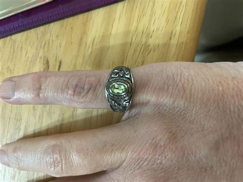 Balfour 1995 Peridot Womens Class Ring Size 55 Gem