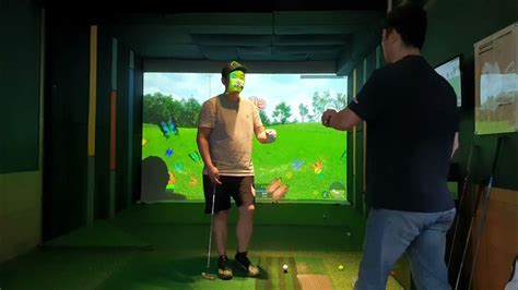 골프존스크린 골프존카운티 더골프 부여왕자유 아~힘빼던져 현민아 Youtube