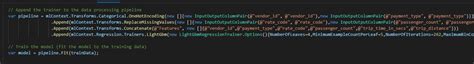 pipeline format error · issue 1549 · dotnet machinelearning modelbuilder · github