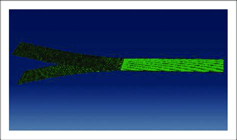3d Finite Element Model Of A Typical Dcb Specimen Download