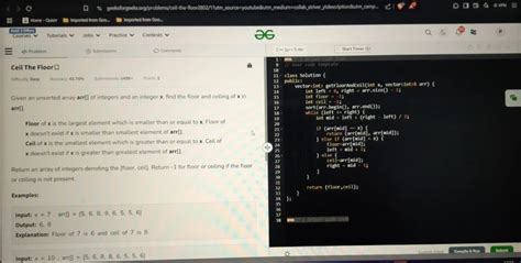 100daysofcode Codingjourney Problemsolving Binarysearch Dsa