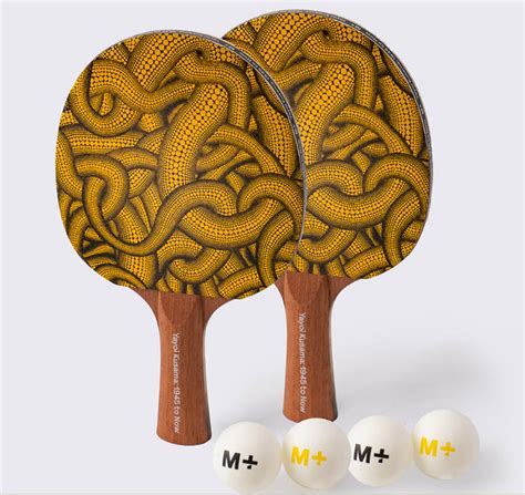 Yayoi Kusama Sex Obsession Table Tennis Racket Complete Set Of 2 Curator Style