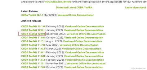Nvidia显卡对应驱动，cuda Toolkit 和 Cudnn 之间的版本关系 Csdn博客