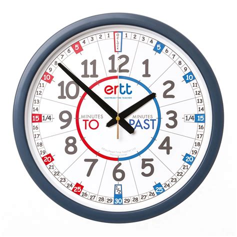 35cm Classroom Clocks Easyread Time Teacher