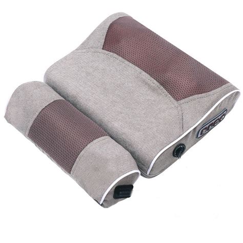 Массажная подушка с валиком RETTER Rolly Pillow с функцией горячего ...