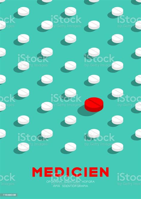 의학 알약 3d 등각 투영 패턴 위험 만료 개념 포스터 및 배너 수직 디자인 그림 복사 공간 녹색 배경에 격리 벡터 Eps 10 배경 주제에 대한 스톡 벡터 아트 및 기타