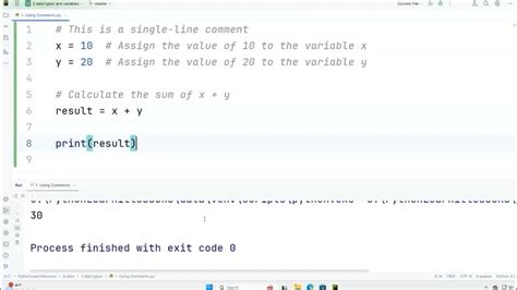 Mastering Python Comments Best Practices And Pycharm Shortcuts Youtube