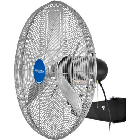 Global Industrial™ 30 Deluxe Oscillating Wall Mount Fan 3 Speed