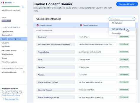Wix Multilingual Using The Translation Manager Help Center