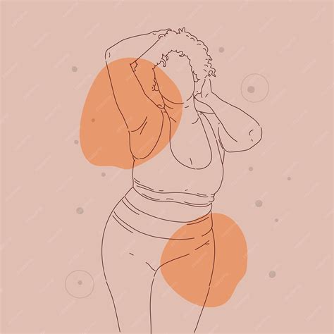 Free Vector Hand Drawn Female Body Outline