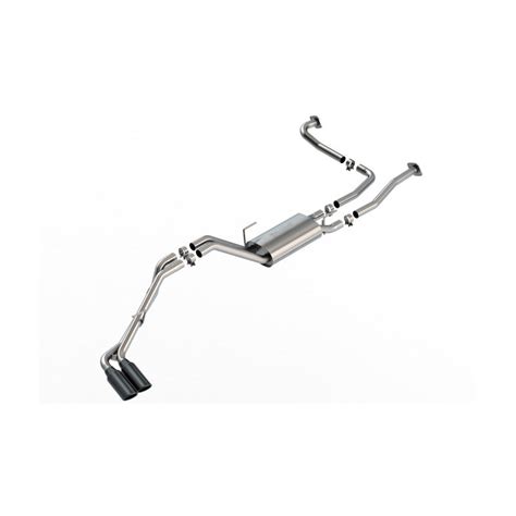Borla 22 24 Nissan Frontier S Type Cat Back System Black Chrome Catback