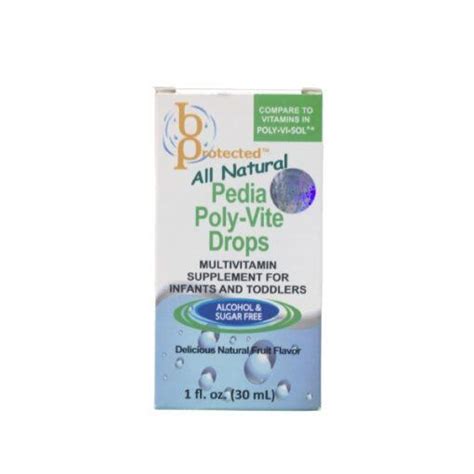 Vitamin Tổng Hợp Cho Trẻ Em All Natural Pedia Poly Vite Drops