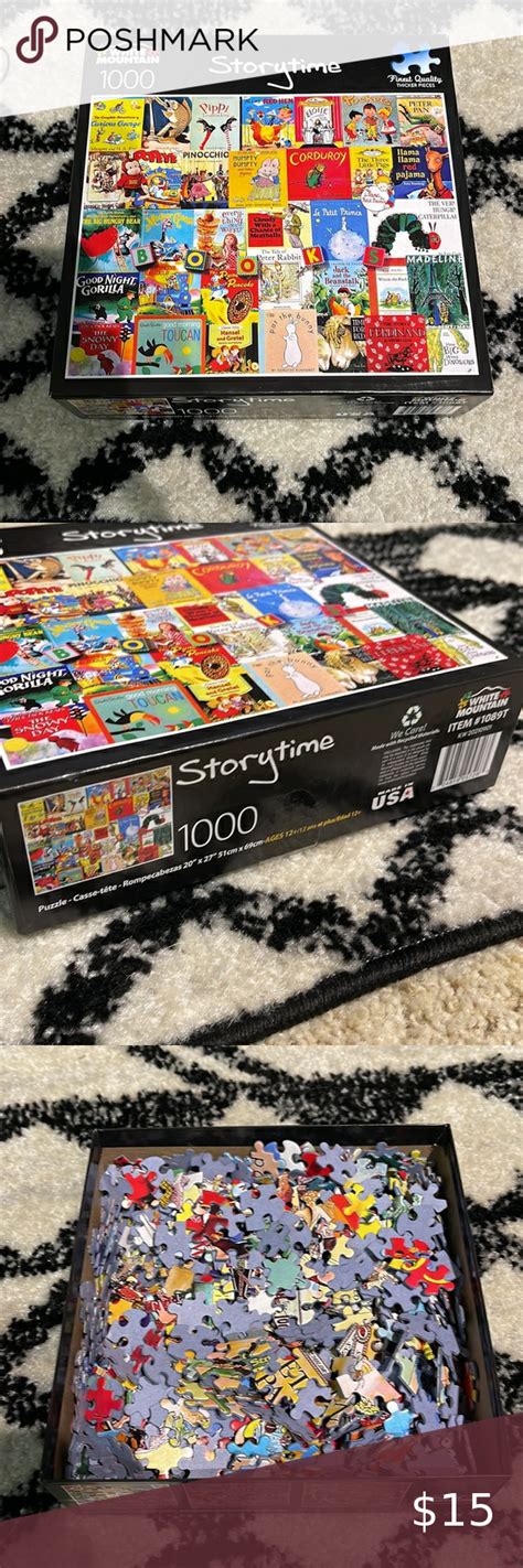 1000 Piece White Mountain Storytime Jigsaw Puzzle Puzzle Shop Jigsaw