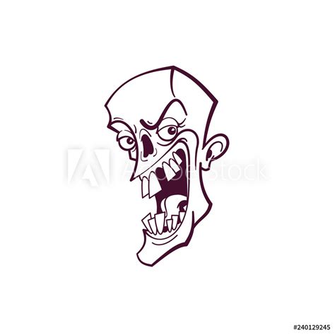 Zombie Head Drawing Free Download On Clipartmag