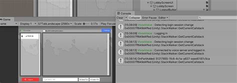 android version throwing null reference not recognizing the device and logging not working unity
