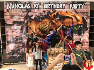 Dinosaur Party Decoration Rental Dino Banners And Props For Rent